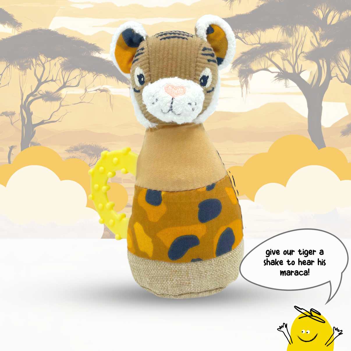 Safari Baby & Toddler Toy Deluxe Gift Box ~ Joyful Jellybean